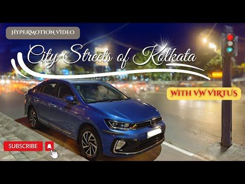 Experience the Magic of Kolkata at Night in the Volkswagen Virtus | Autobots Channel Kolkata