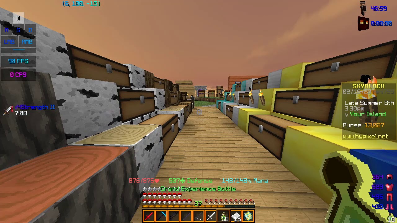 Hypixel Skyblock - (Almost) perfect ember armor with godly/titanic ...