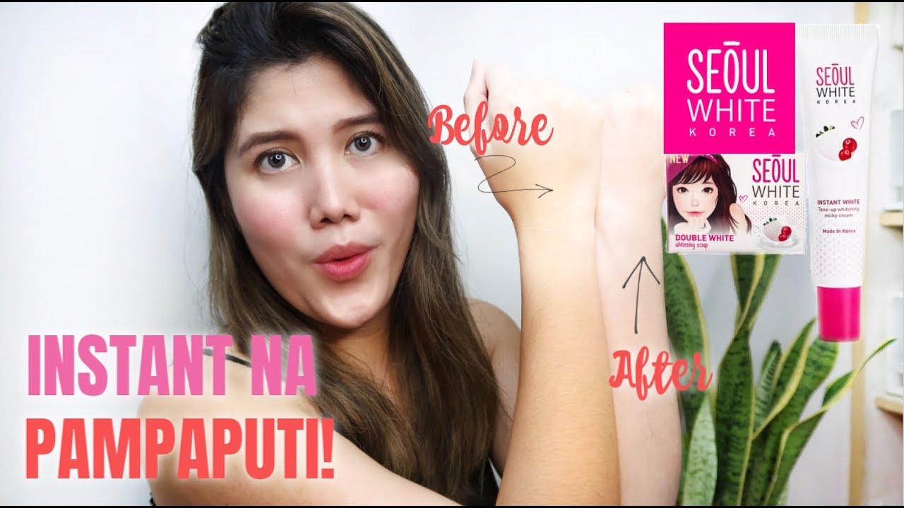 MURA AT INSTANT PAMPAPUTI!!! SEOUL WHITE KOREA WHITENING SOAP AND CREAM ...