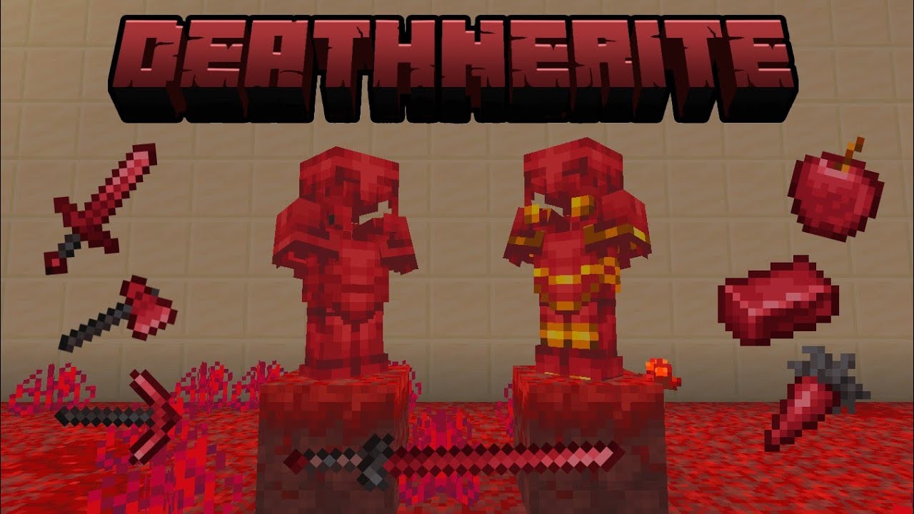 MOD DEATHNERITE ARMADURA MINECRAFT 1.18 ADDONS ARMOR - YouTube