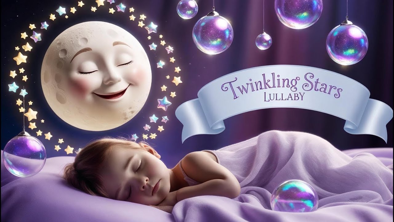 Twinkling Stars | Gentle Bedtime Lullaby for Kids | Dreamy Night Song ...
