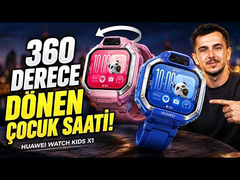Çift kameralı 360 dönen çocuk saati! Huawei Watch Kids X1 inceleme