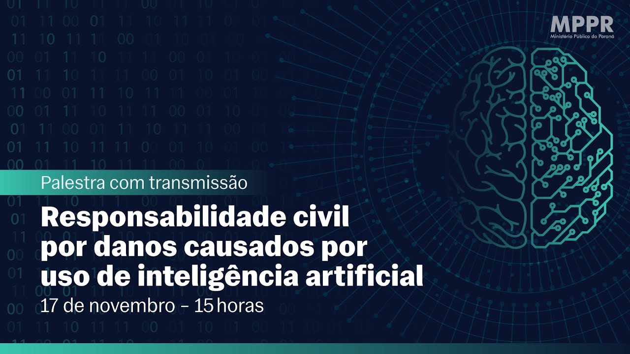 [PALESTRA] Responsabilidade civil por danos causados por uso de inteligência artificial - YouTube