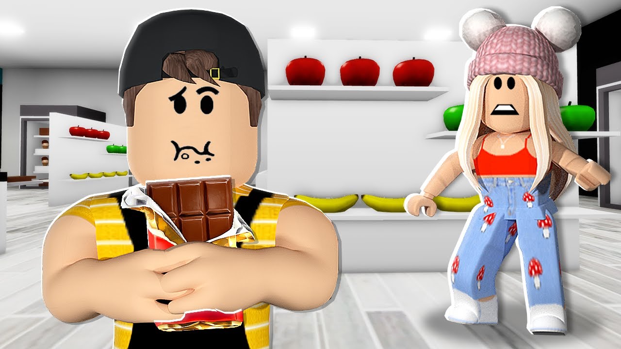 O MELHOR SUPERMERCADO DO ROBLOX ( Same Color Food Challenge ) - YouTube