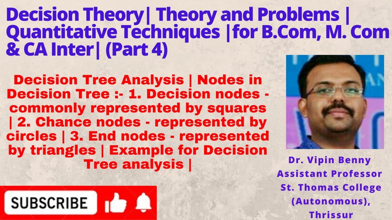 # 4 Decision Theory | Theory & Problems | Quantitative Techniques |B ...
