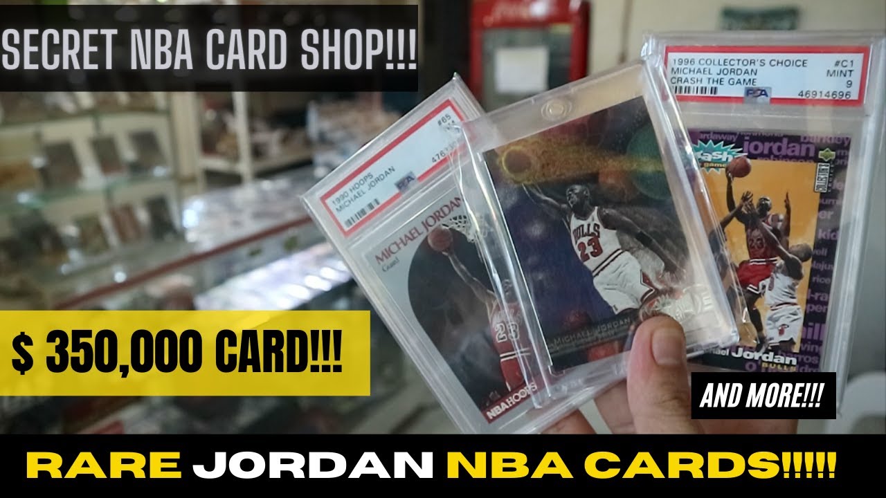 ULTRA RARE NBA CARDS SECRET SHOP!!! | CLASSIC JORDANS AND MORE ...