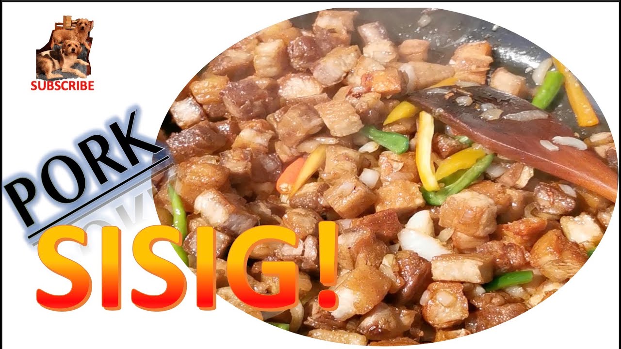My Pork Belly Sisig!|Home Cooking from phone videos - YouTube