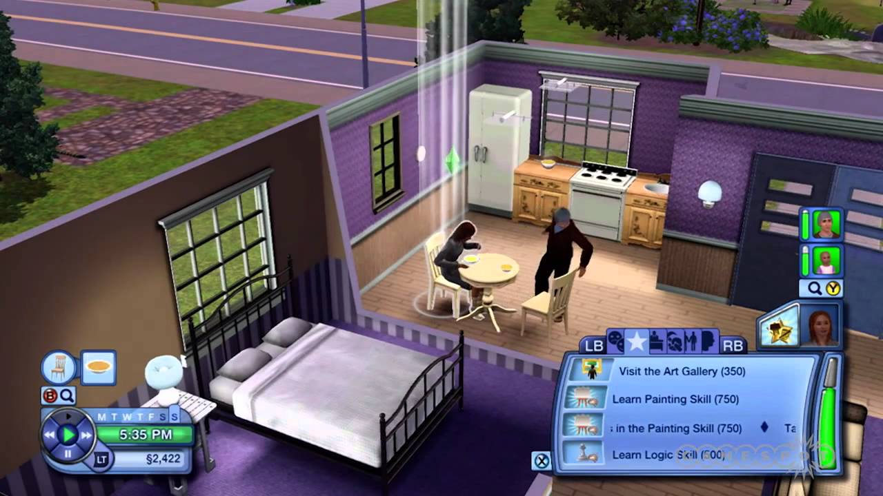The Sims 3 Console Gameplay - Domestic Life - YouTube