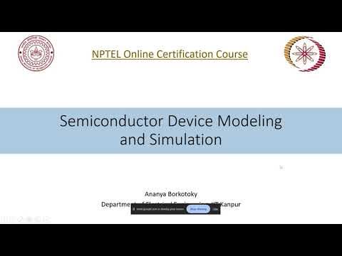 Week7 Semiconductor Device Modeling and Simulation - YouTube