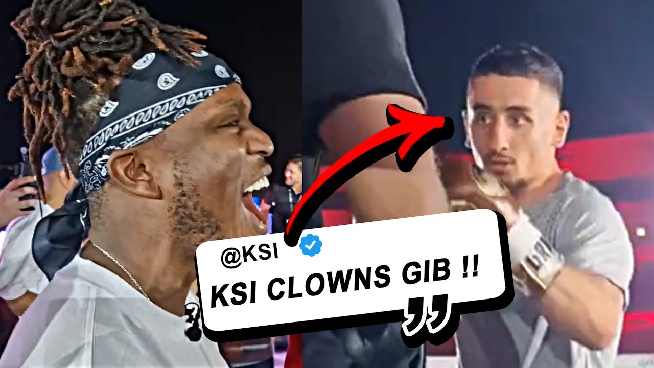 KSI CLOWNS ANESONGIB !!! during open workout - YouTube