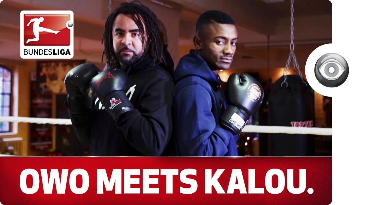 World Class Striker in the Boxing Ring - Owo meets Kalou - YouTube