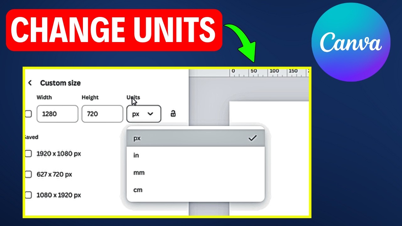 How To Change Units In Canva - 2025 - YouTube