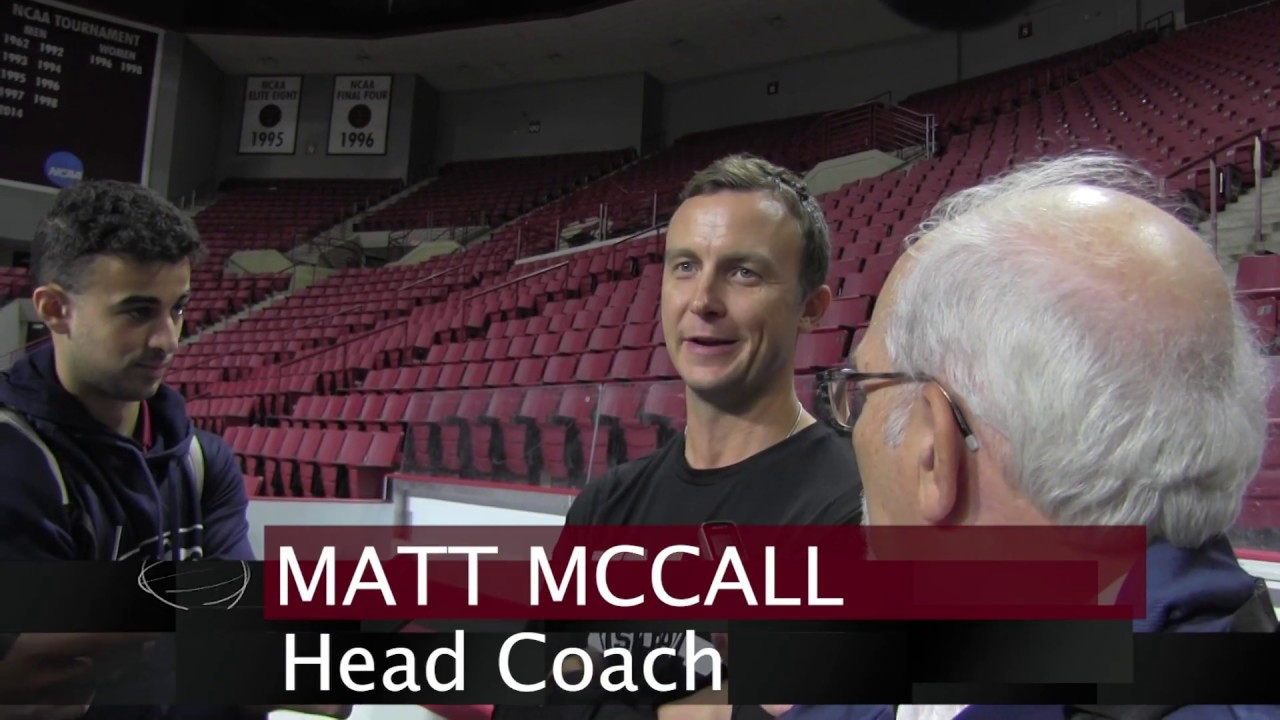 UMass Basketball: Matt McCall readies young team for new season - YouTube