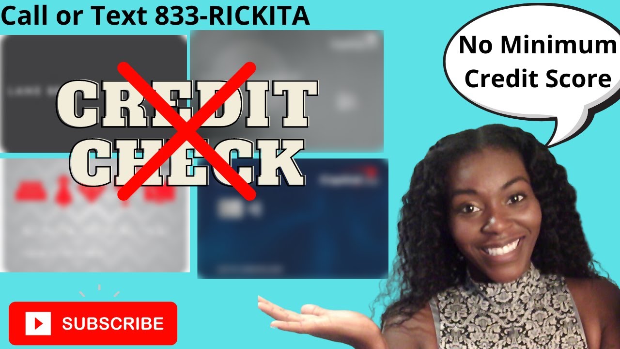 8 Credit Cards: NO CREDIT CHECK NEEDED! - YouTube