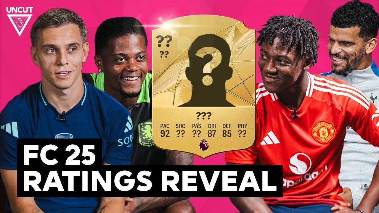 FC 25 RATINGS REVEALED! Mainoo, Trossard, Bailey & Solanke REACTIONS 🫣 ...