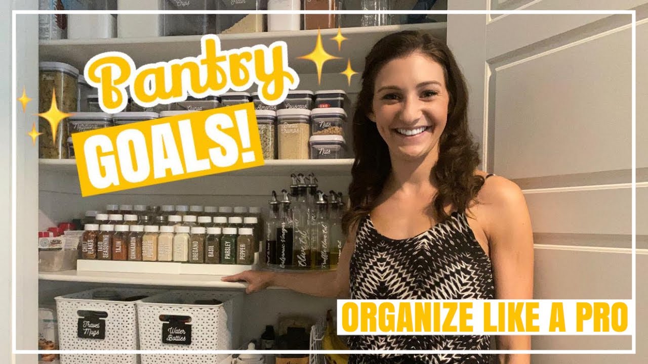 NEW PANTRY ORGANIZATION // OXO Pop Containers + Organize My Small ...