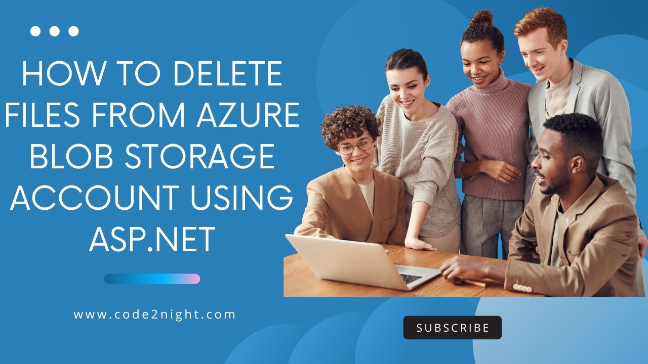 How to Delete files from azure blob storage account using Asp.Net - YouTube