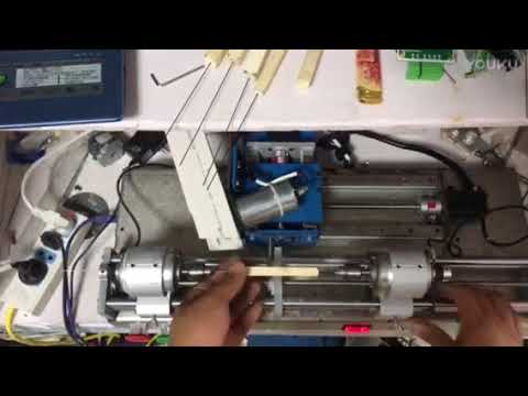 Fully automatic Fishing floats bodies making lathe - YouTube