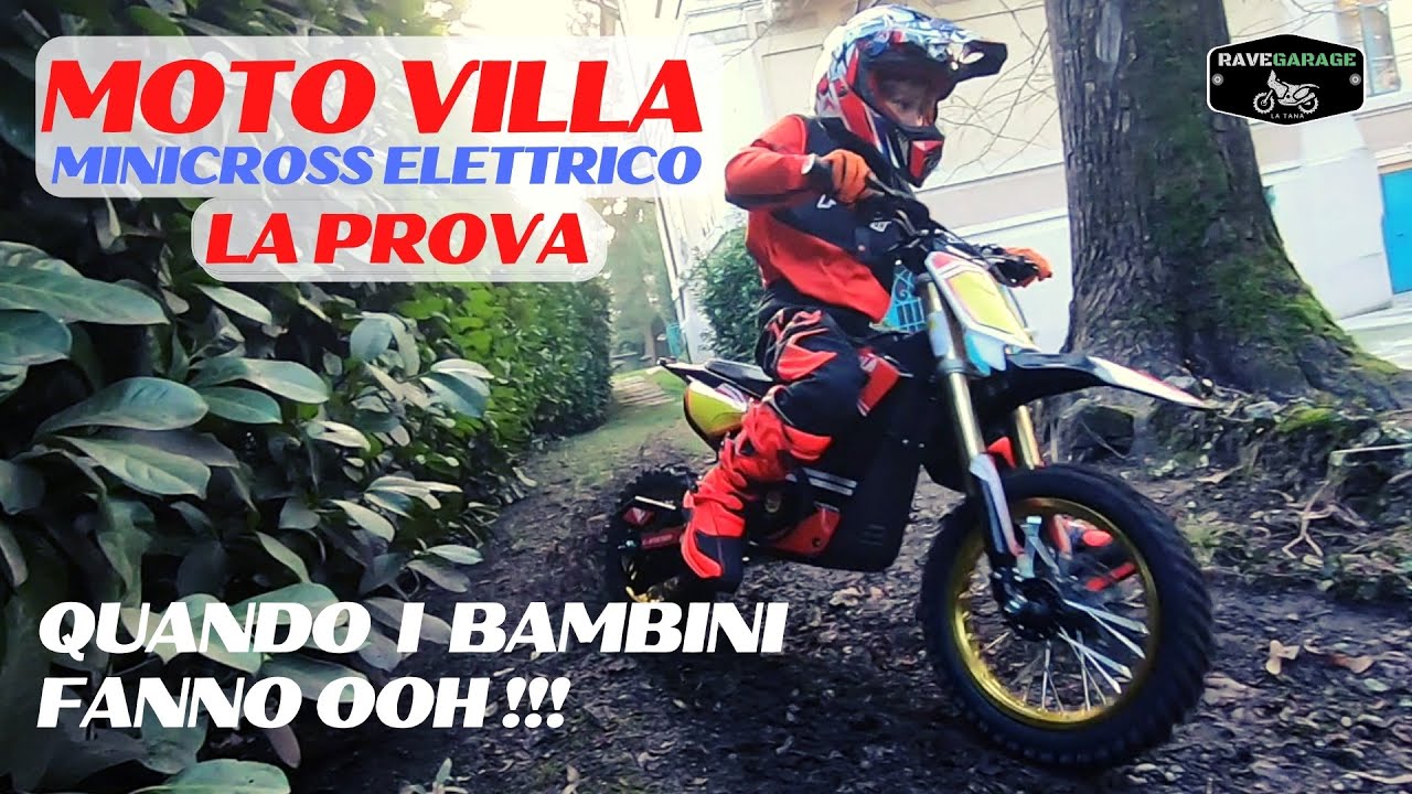 Moto Villa: La prova del Minicross Elettrico - YouTube