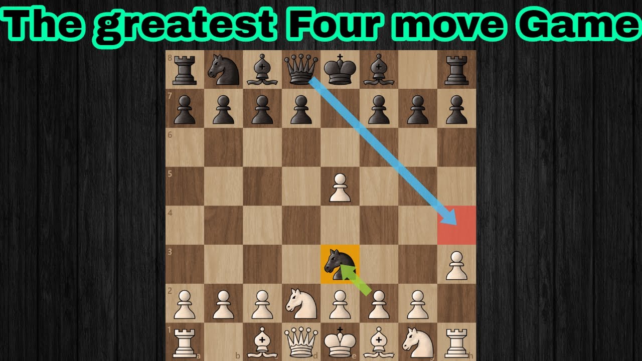 The Greatest 4 move game of all time! - YouTube