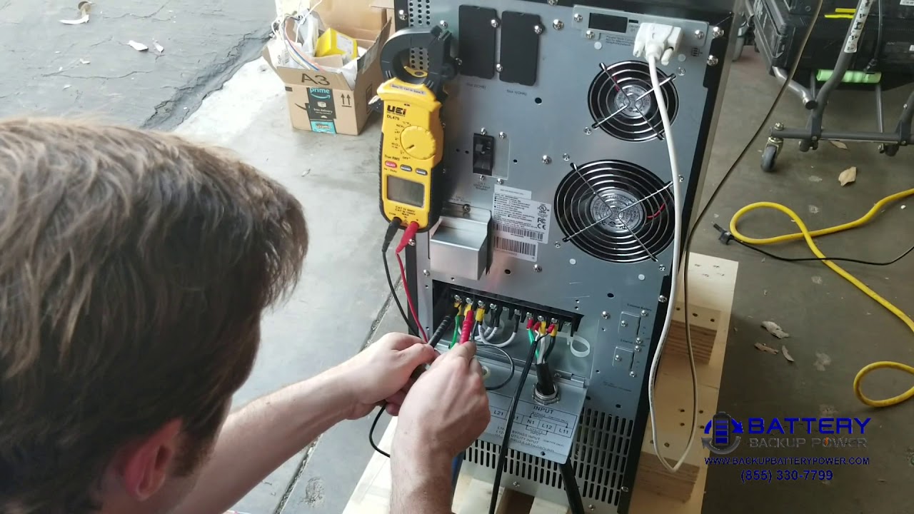 Voltage And Quality Control Test On 6KVA Battery Backup UPS - YouTube