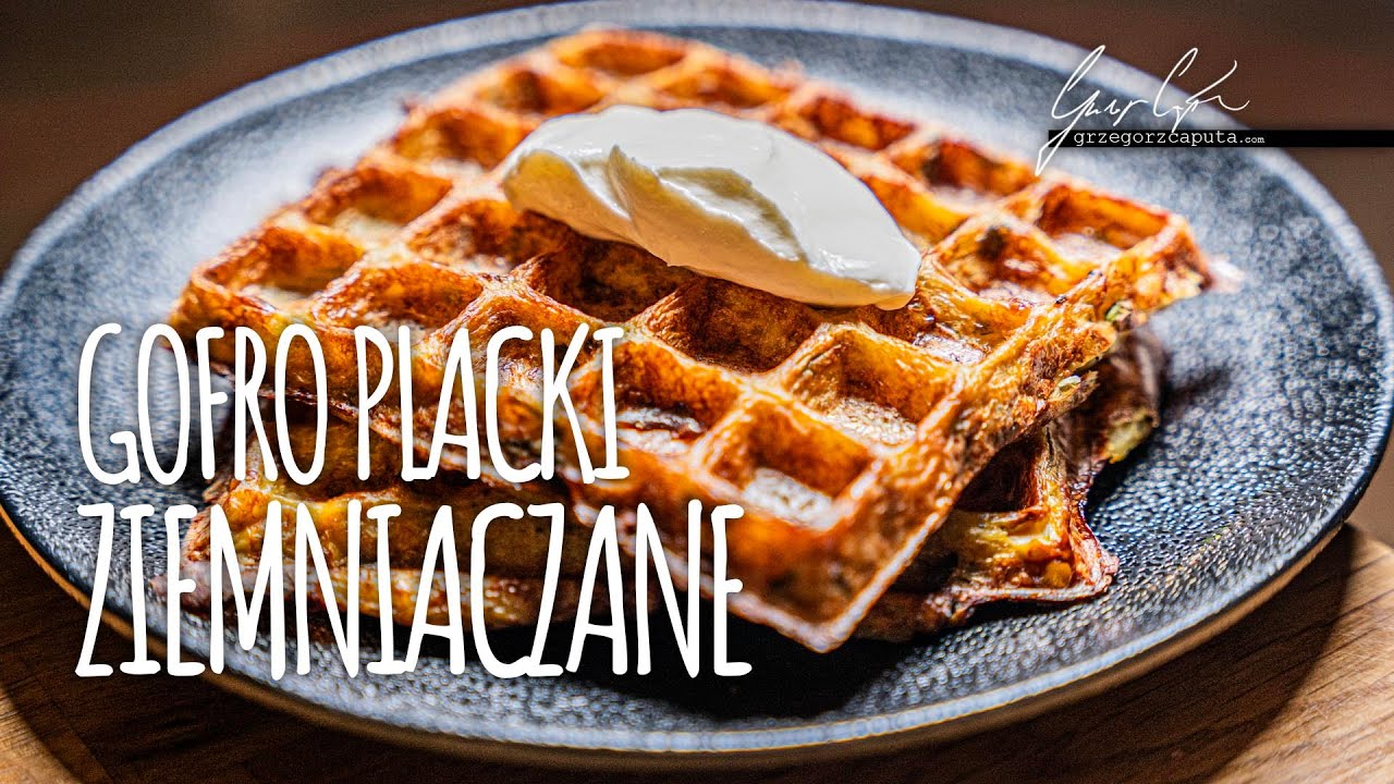 GOFRY ZIEMNIACZANE – PRZEPIS NA PLACKI ZIEMNIACZANE Z GOFROWNICY - YouTube