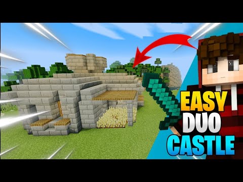 MINECRAFT EASY DUO CASTLE 😲😲😄|| #minecraft #minecraftbuildingtutorial # ...