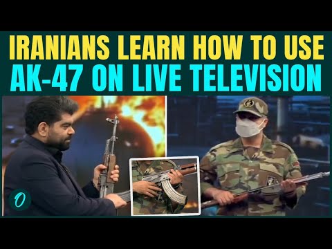 Iran Teaches Public How To Use AK-47s On LIVE Television | Iran State TV Airs AK-47 Training Videos