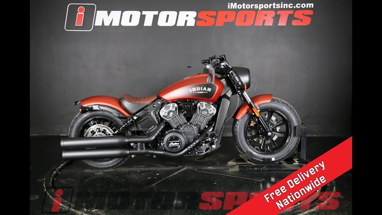 2021 Indian Motorcycle® Scout® Bobber ABS Icon Burnt Orange Metallic ...