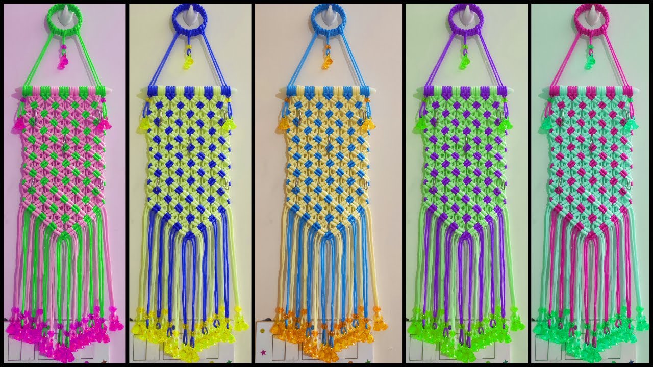 Macrame Key Ring holder | DIY | How to | Easy Tutorial - YouTube