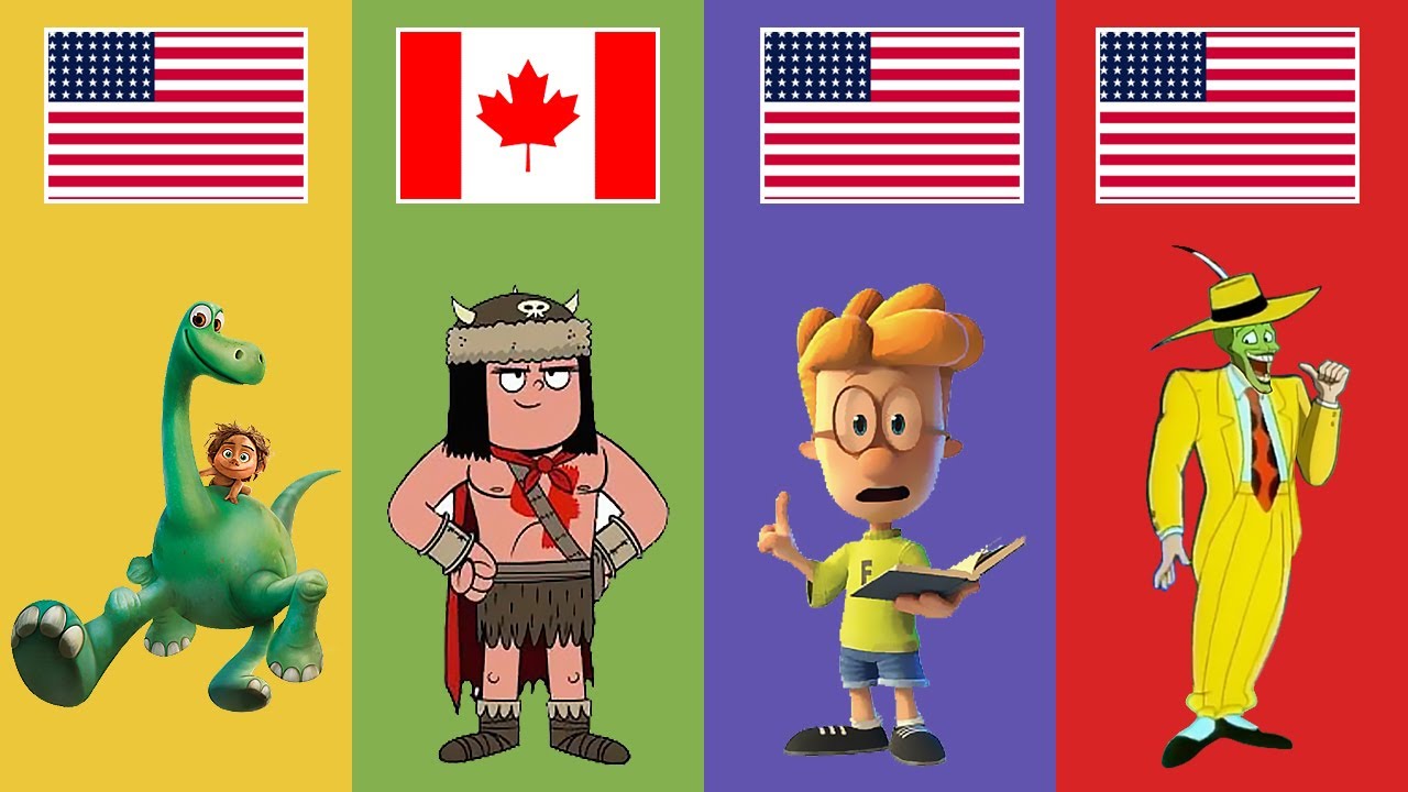 Cartoon From Different Countries : part 3 - YouTube