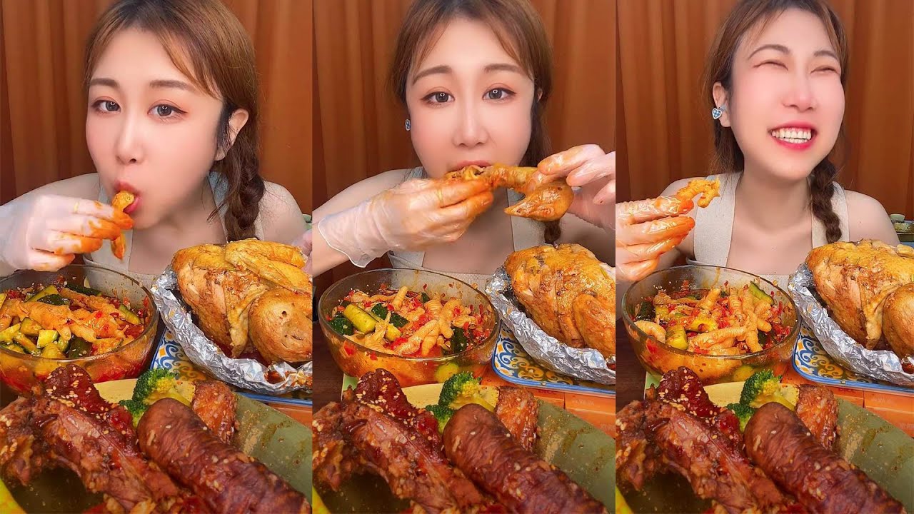 대창 동파육 새우 족발 중국 먹방 。중국먹방 CHINESE FOOD กินหมูสามชั้นตุ่น 中華モッパン 中華料理 ...