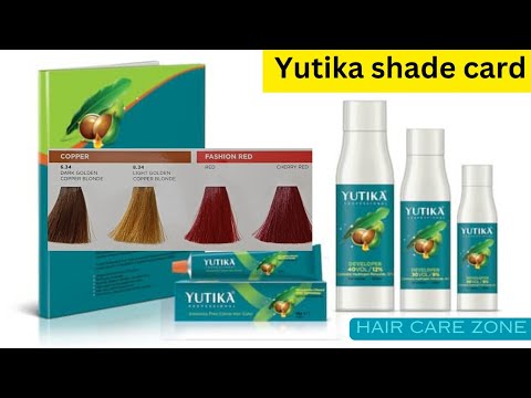 Yutika hair Color shade card professional colour / safe Hair color ...