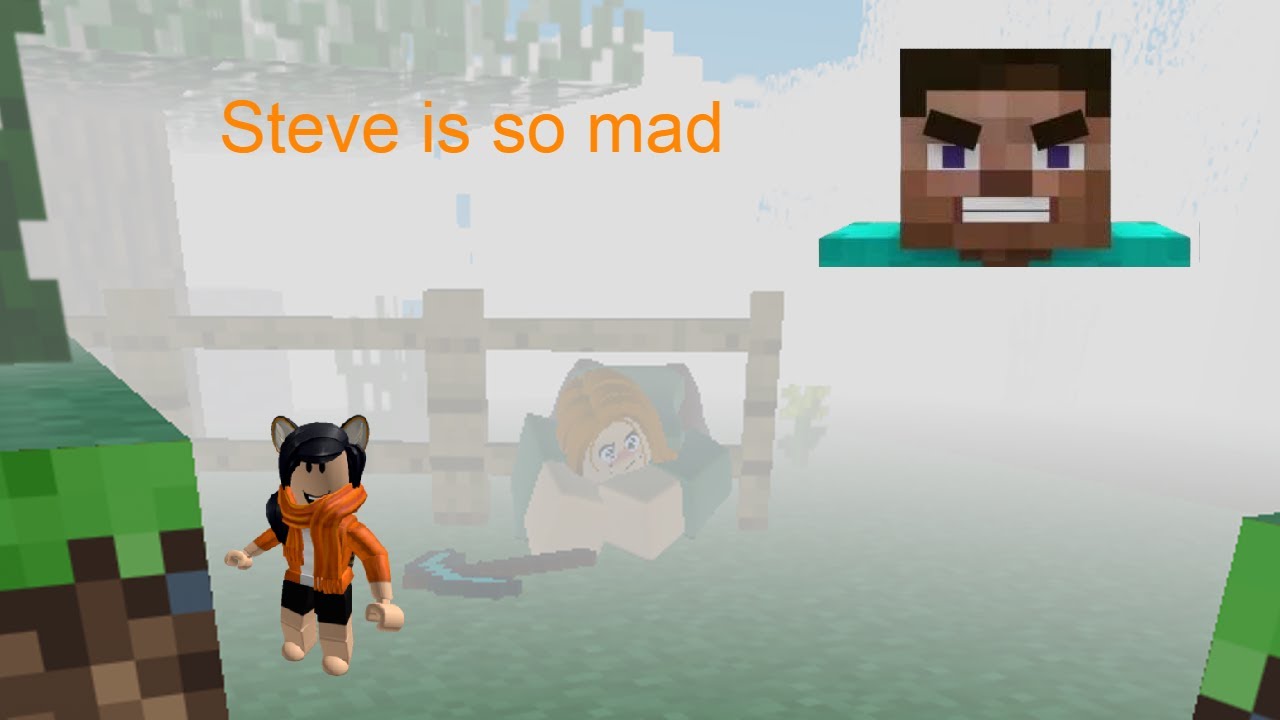 Alex got stuck and Steve is so mad at me (Roblox) - YouTube