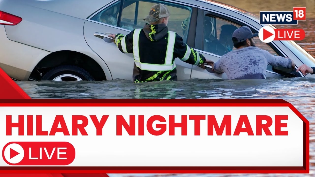 Hilary Flood | Storm in California Leaves Flooded Road Behind | Hilary ...
