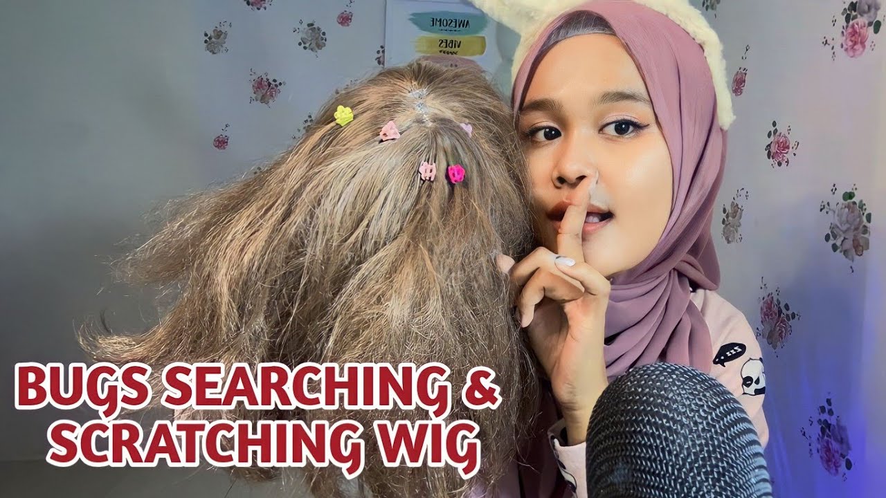 ASMR BUGS SEARCHING 🐞🐞 SCRATCHING WIG - NO TALKING | ASMR INDONESIA - YouTube