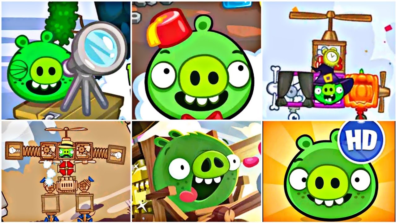 Bad Piggies - all levels - bad Piggies gameplay - YouTube