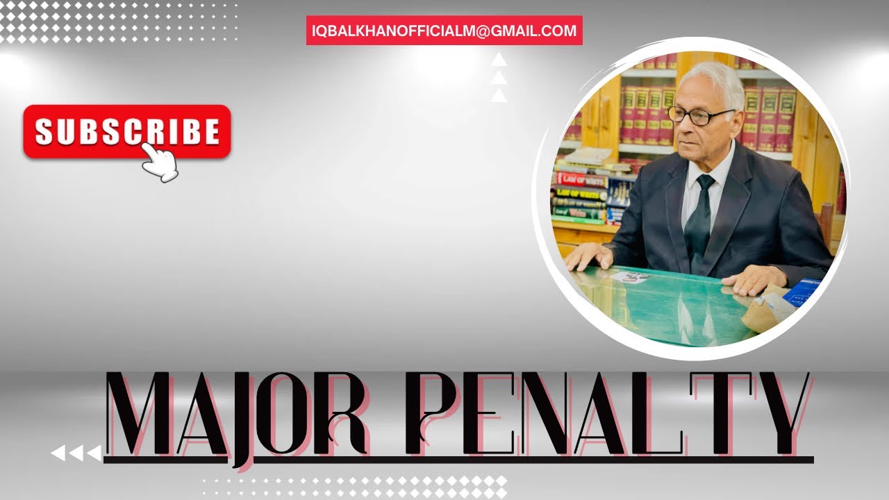 MAJOR PENALTY | BY ADV MUHAMMAD IQBAL KHAN #viral #highcourt #lawyers # ...