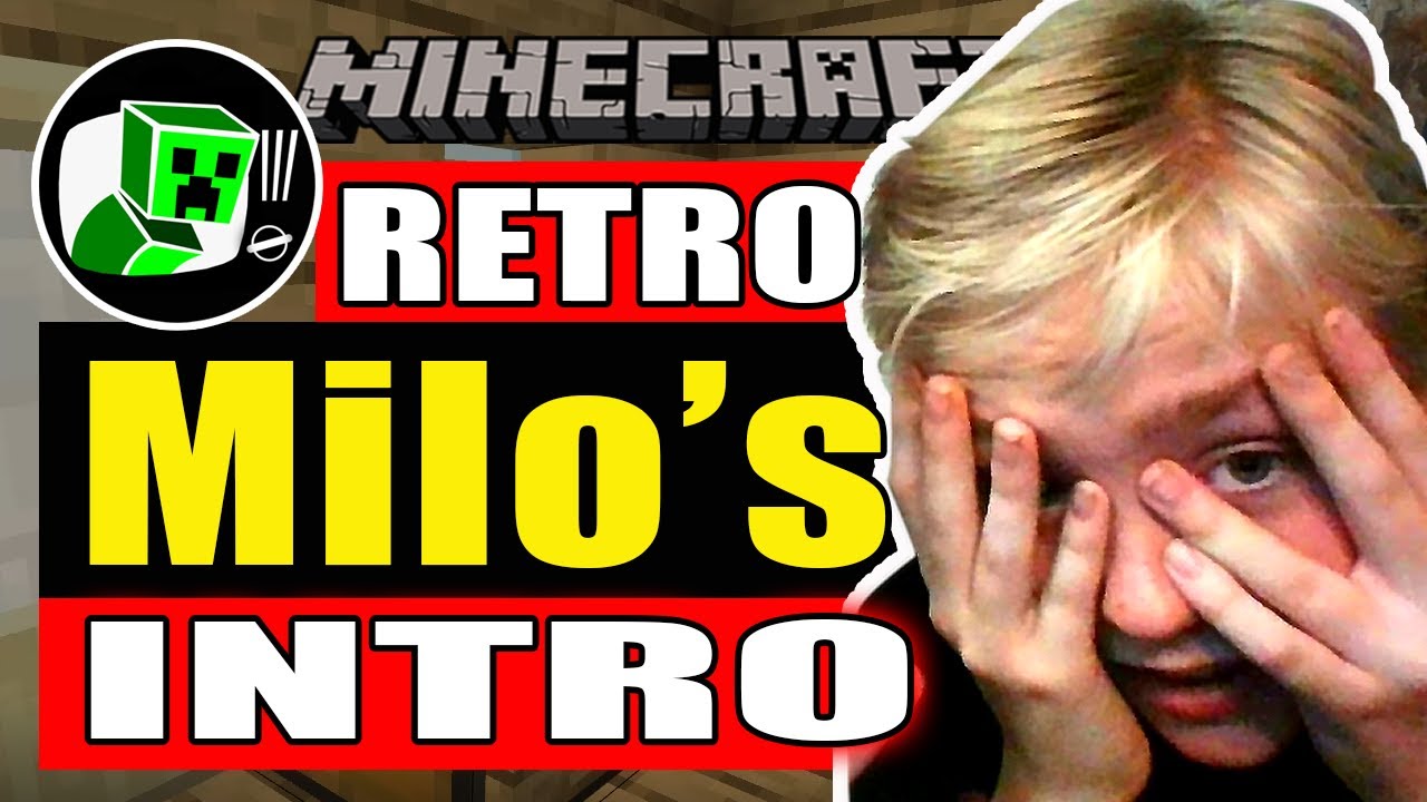 MINECRAFT LET’S PLAY - Milo's First Appearance - Bonus Retro Vid - YouTube