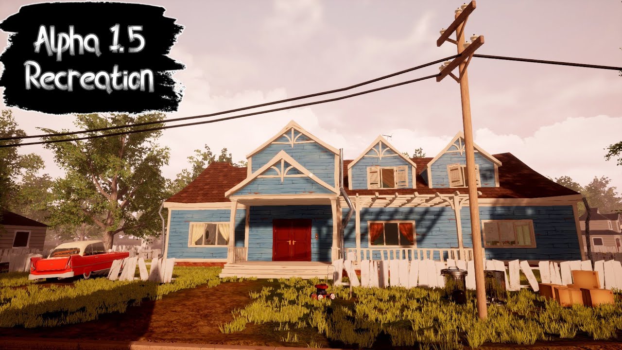 Alpha 1.5 Recreation | Hello Neighbor Mod - YouTube