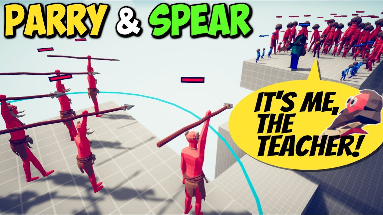 Parry & Spear! The Teacher and 5x Spear Thrower - Totally Accurate ...