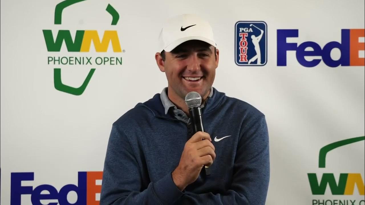 Scottie Scheffler Wednesday Press Conference 2023 WM Phoenix Open - YouTube