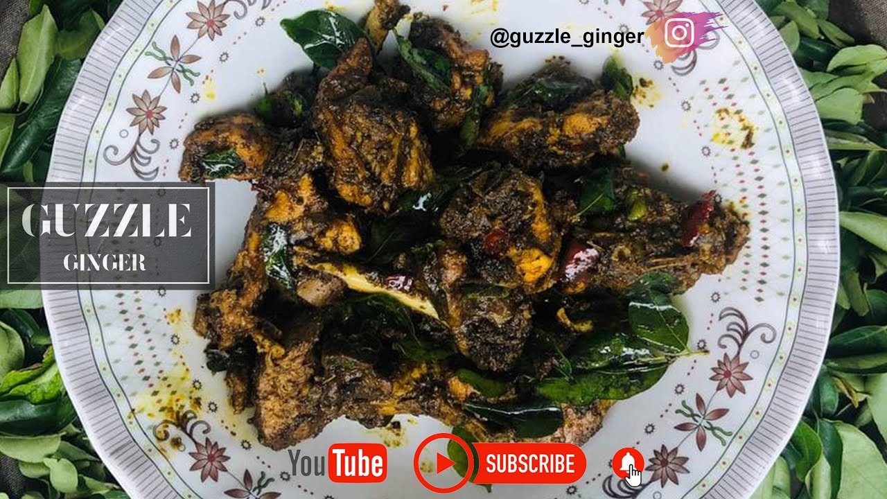 karuveppilai chicken/curry leaves pepper chicken/natukozhi chicken ...