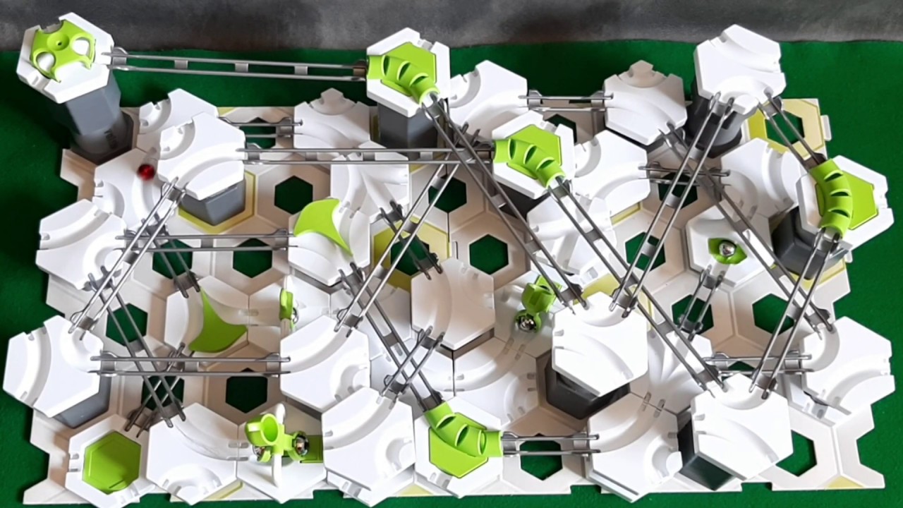 Gravitrax race using only 2 bases from Toys at home - YouTube