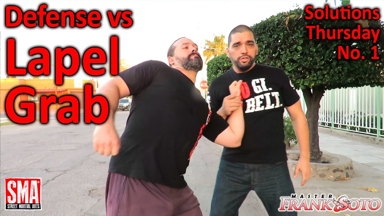Defense vs Lapel Grab - YouTube