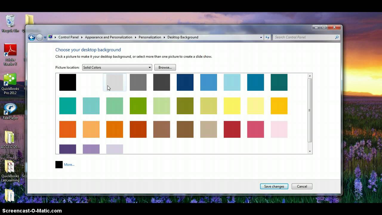 Changing the Desktop Background - YouTube