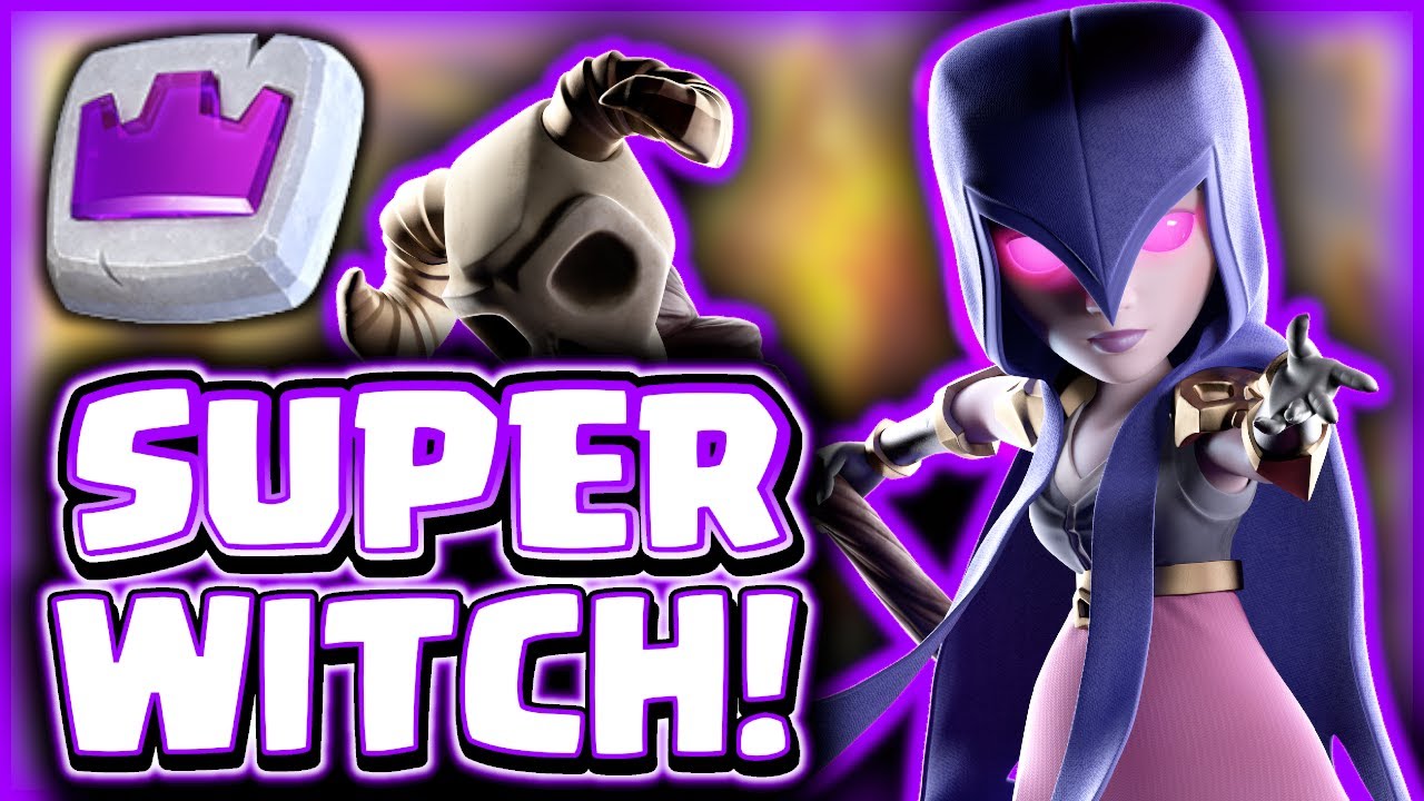 12 Wins BEST DECKS For SUPER WITCH Challenge in Clash Royale - YouTube