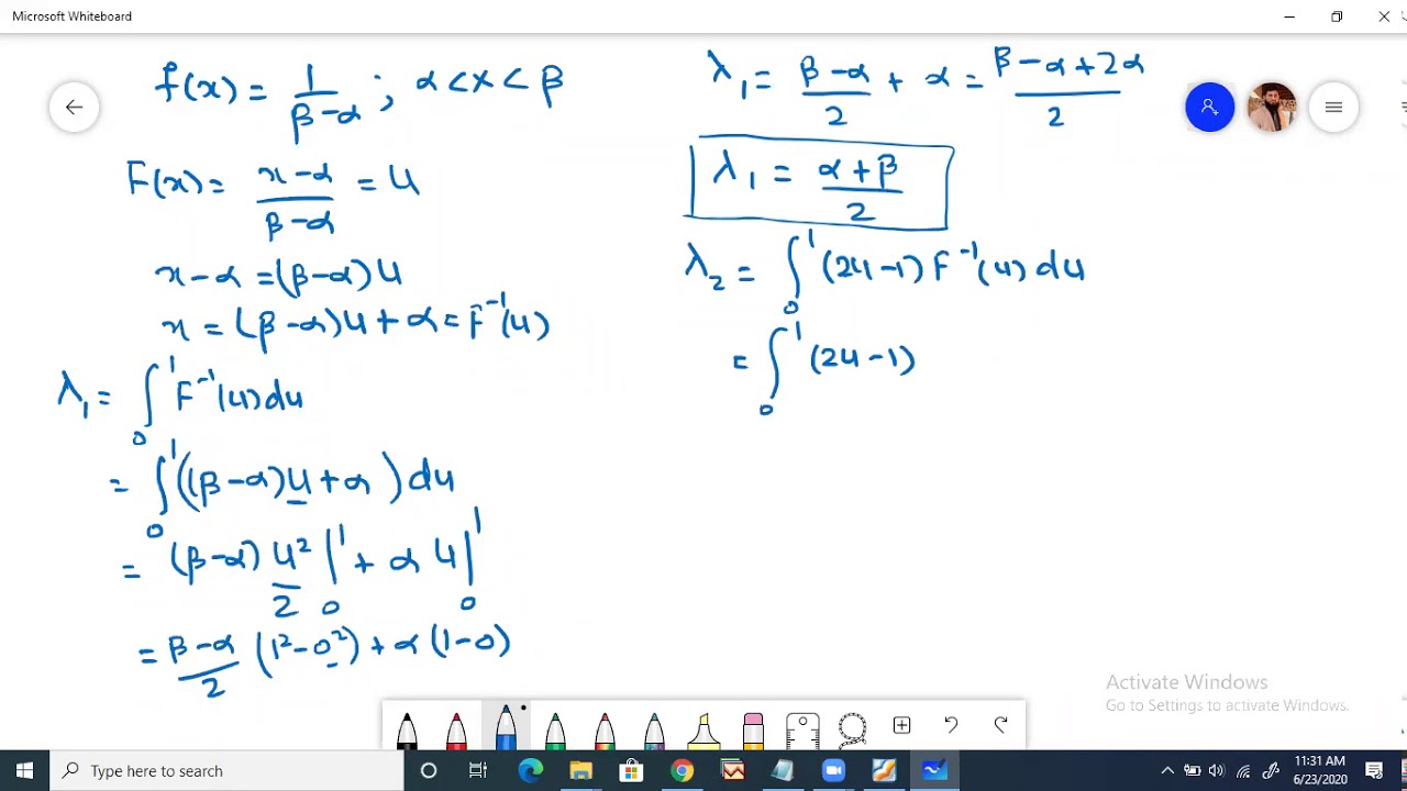 L moment Estimation part 2 - YouTube