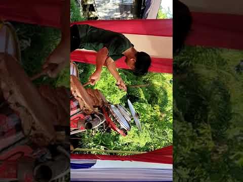 kehebohan bang nyonyot dan ratu Liza menghibur warga jalan satria tangko bikin pecah suasana