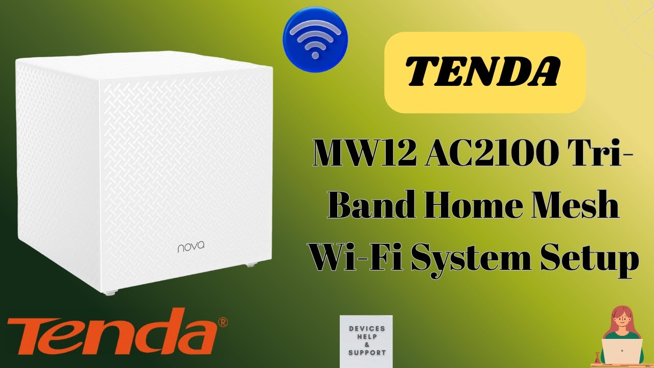 TENDA MW12 AC2100 Tri Band Home Mesh Wi Fi System Setup | TENDA MW12 ...